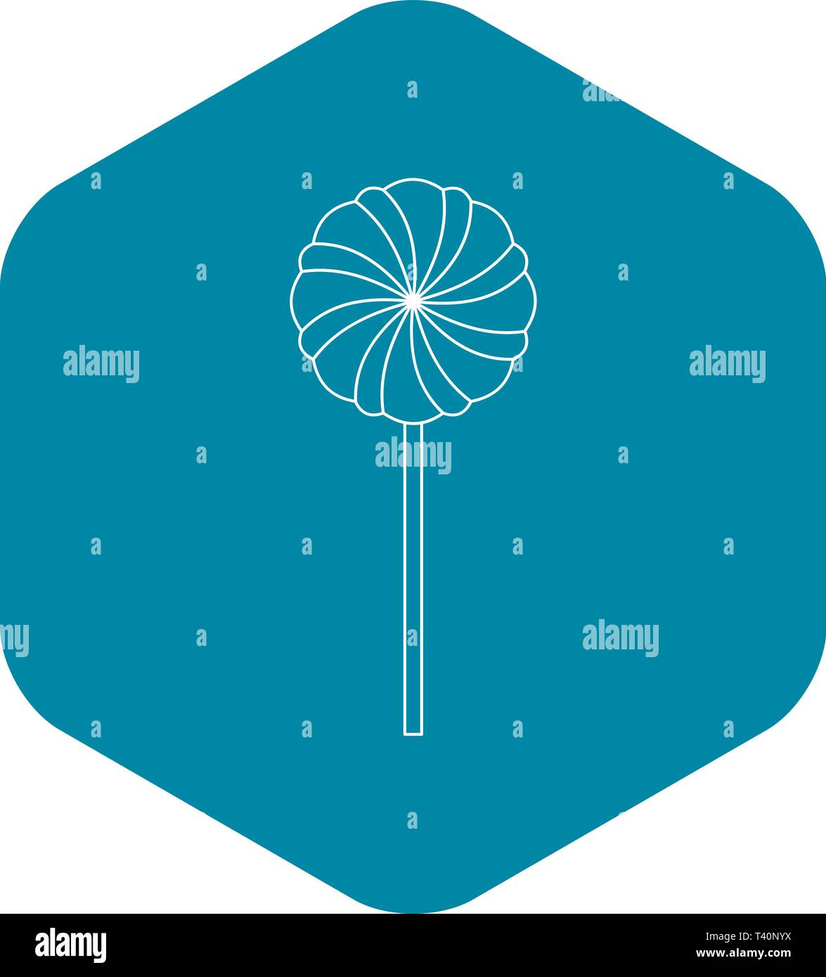 Round candy icon, outline style Stock Vector Image & Art - Alamy
