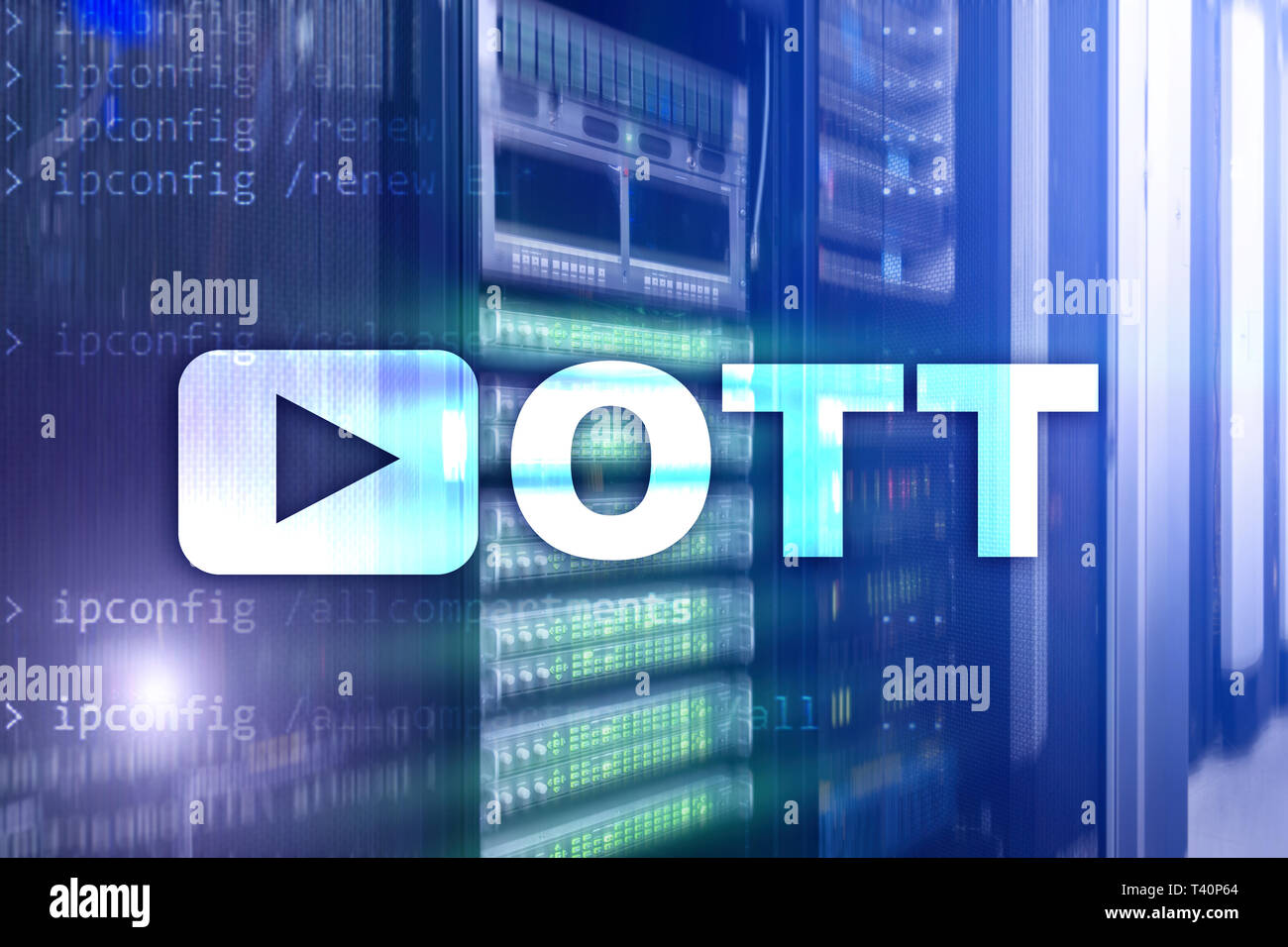 OTT, IPTV, video streaming over the internet Stock Photo - Alamy