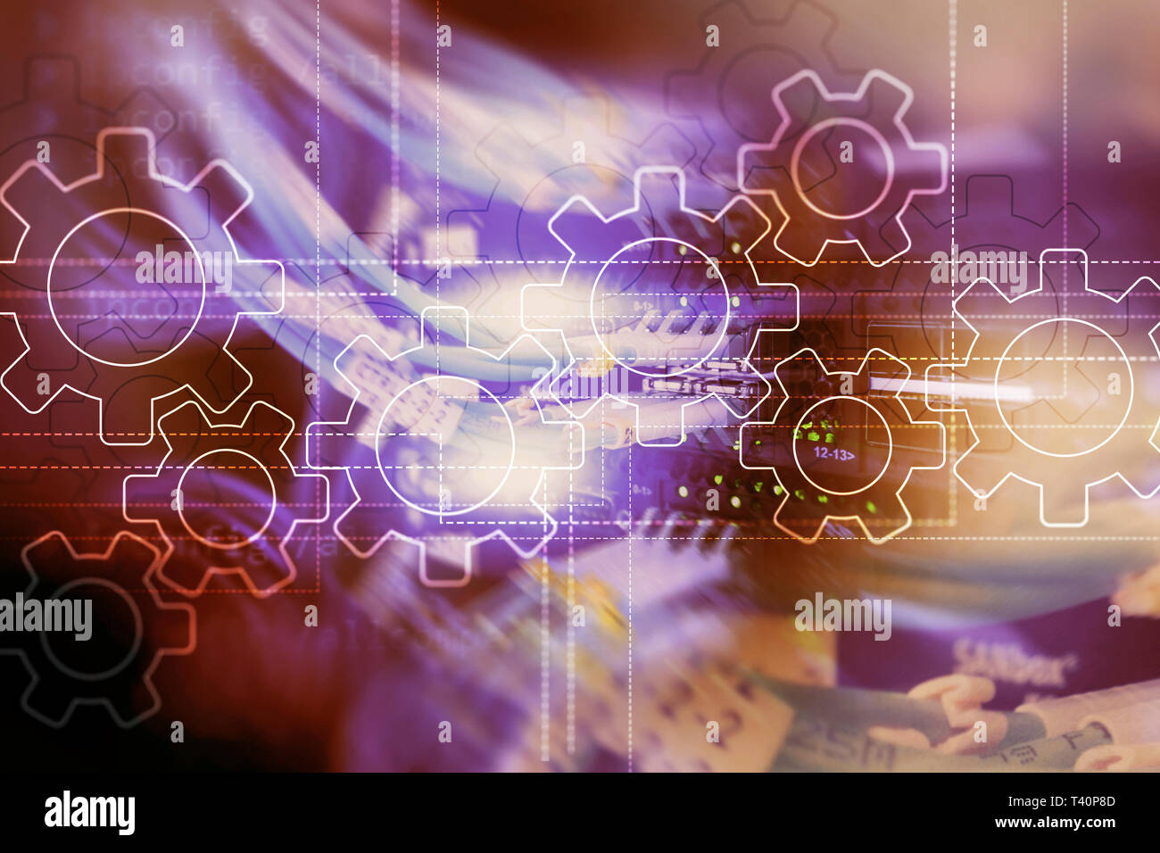 Gears mechanism, digital transformation, data integration and digital ...