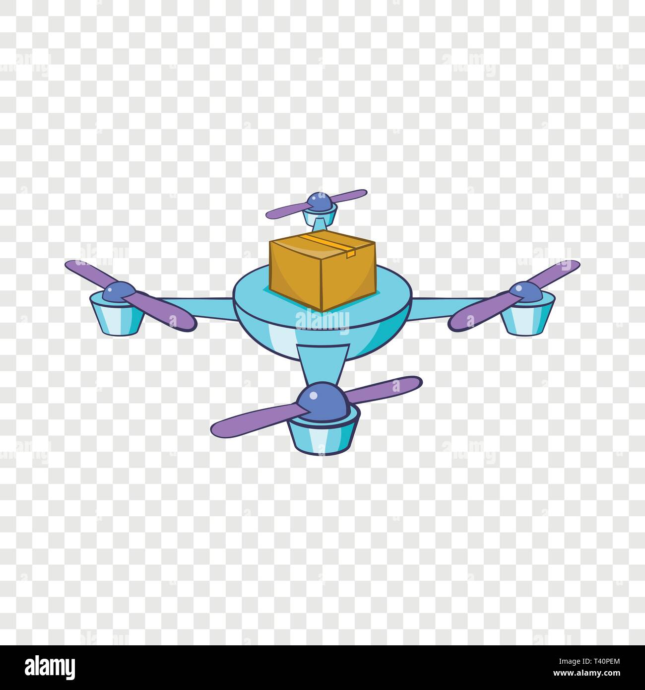 Quadcopter icon, cartoon style Stock Vector Image & Art - Alamy