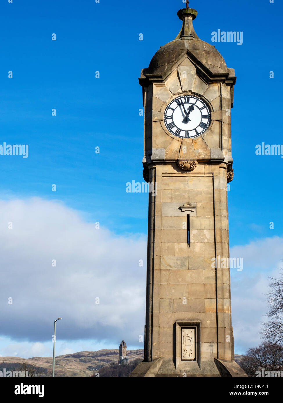 Stirling bridge clock tower hi-res stock photography and images - Alamy