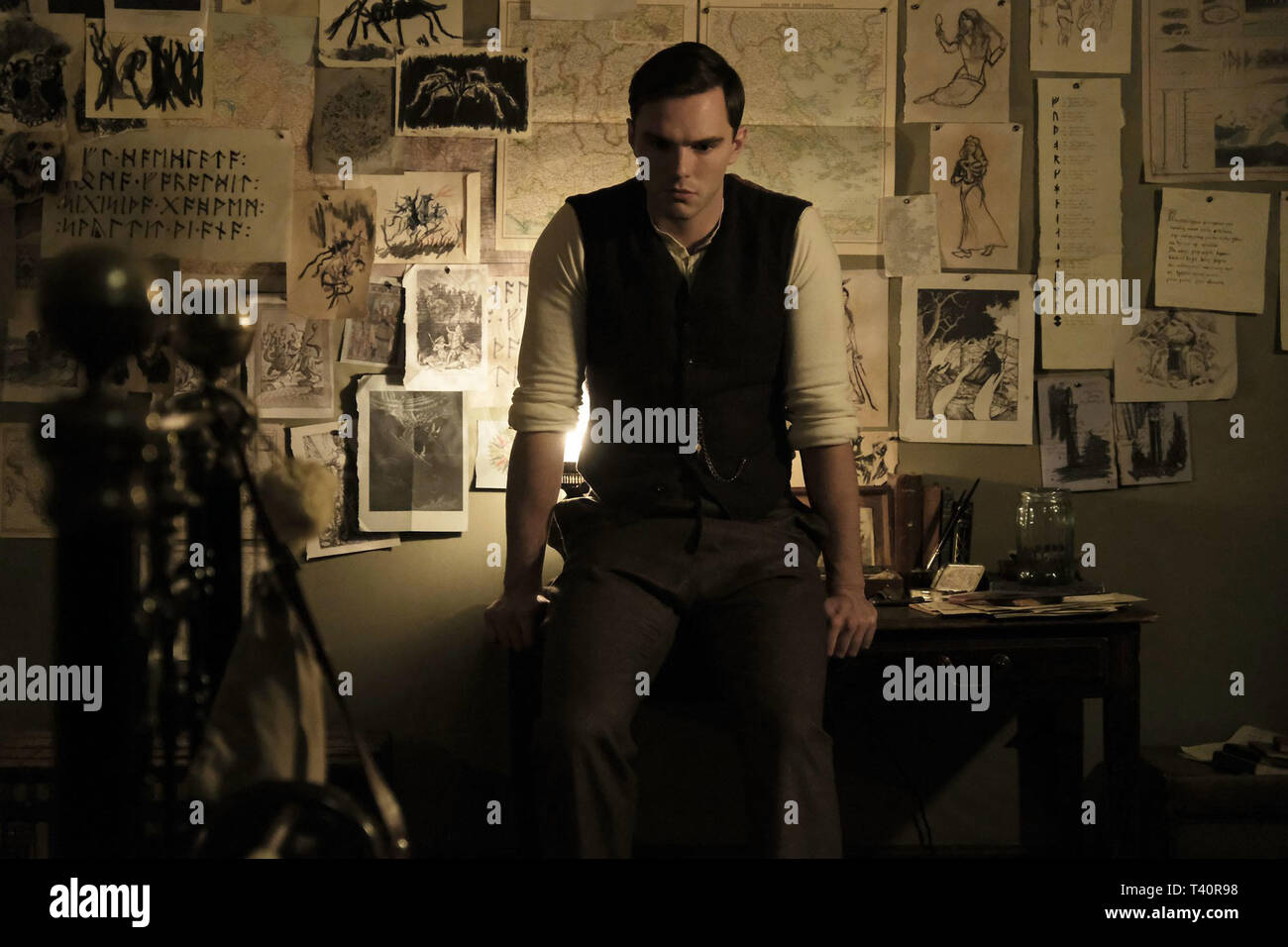 NICHOLAS HOULT in TOLKIEN (2019). Credit: Fox Searchlight / Chernin ...