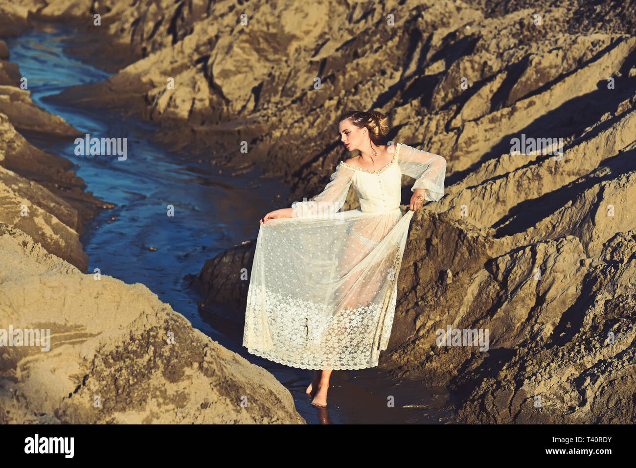 Wet look dress hi-res stock photography and images - Alamy