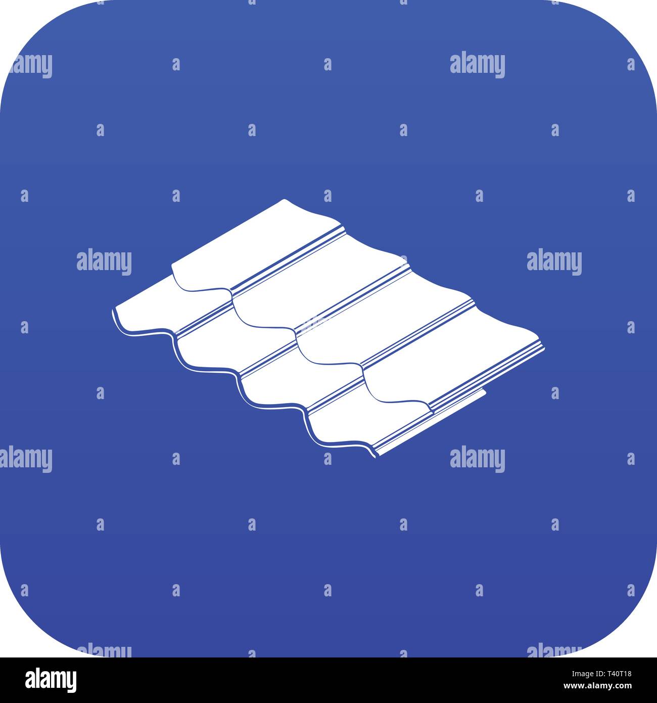 Corrugated metal sheet white Stock Vector Images - Alamy