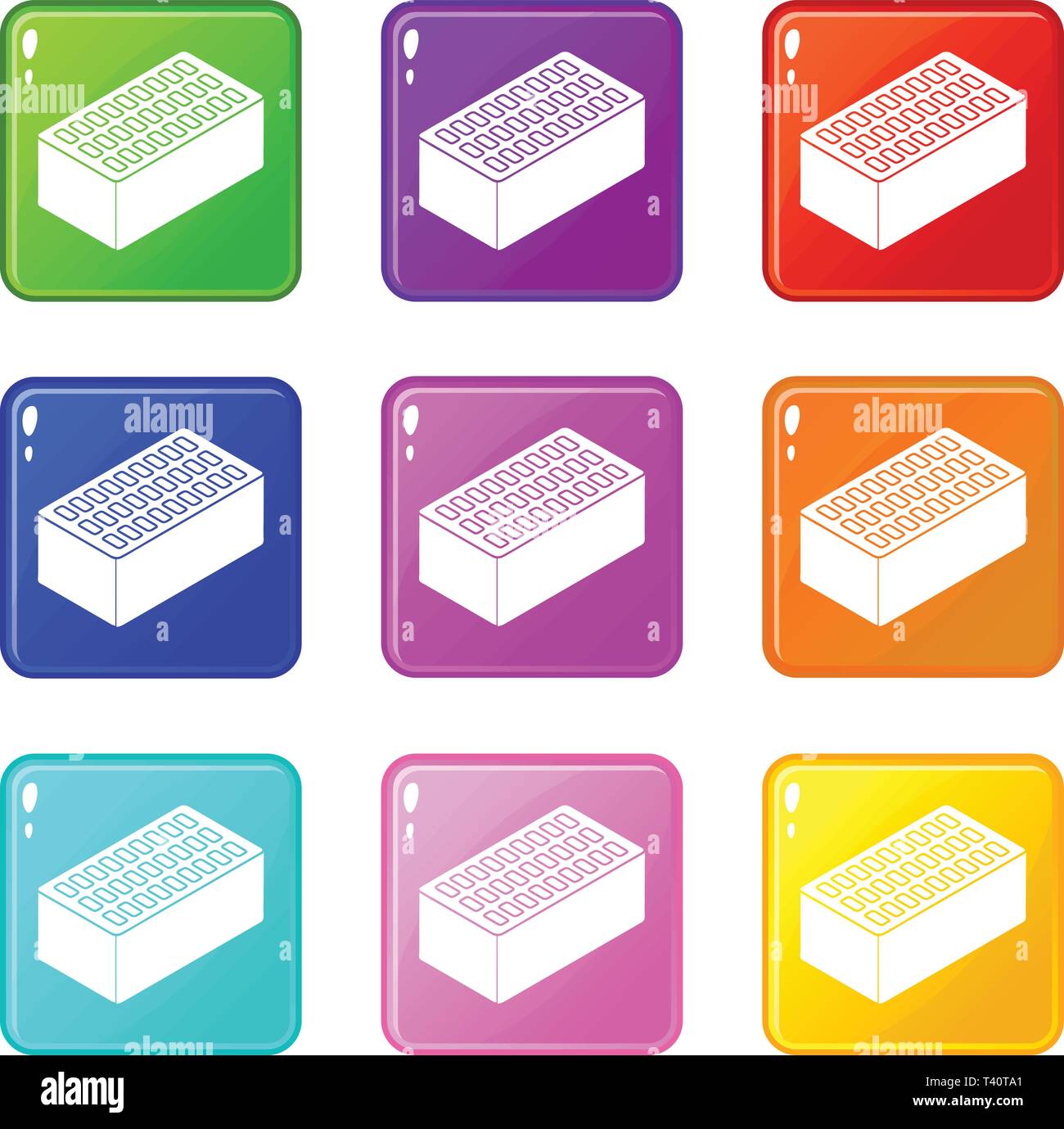 Brickicon Stock Vector Images - Alamy