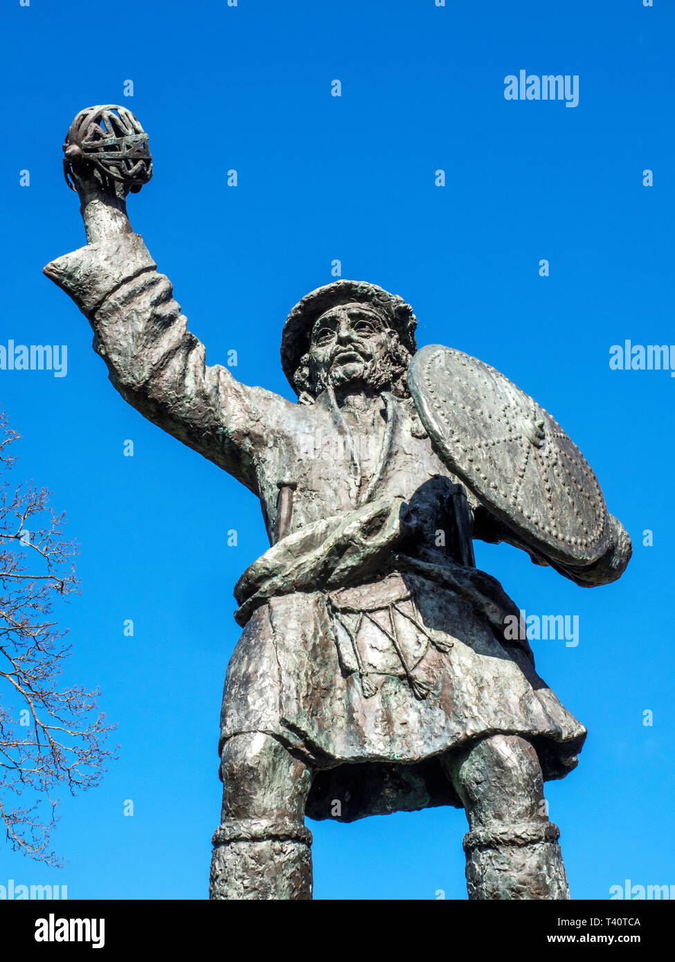 Rob Roy McGregor Statue on Corn Exchange Road City of Stirling Scotland ...