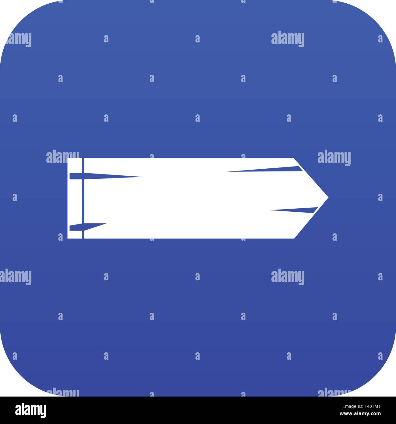 Thick arrow icon digital blue Stock Vector Image & Art - Alamy