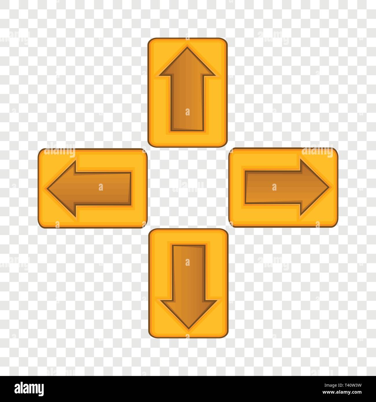 Game buttons icon, cartoon style Stock Vector Image & Art - Alamy