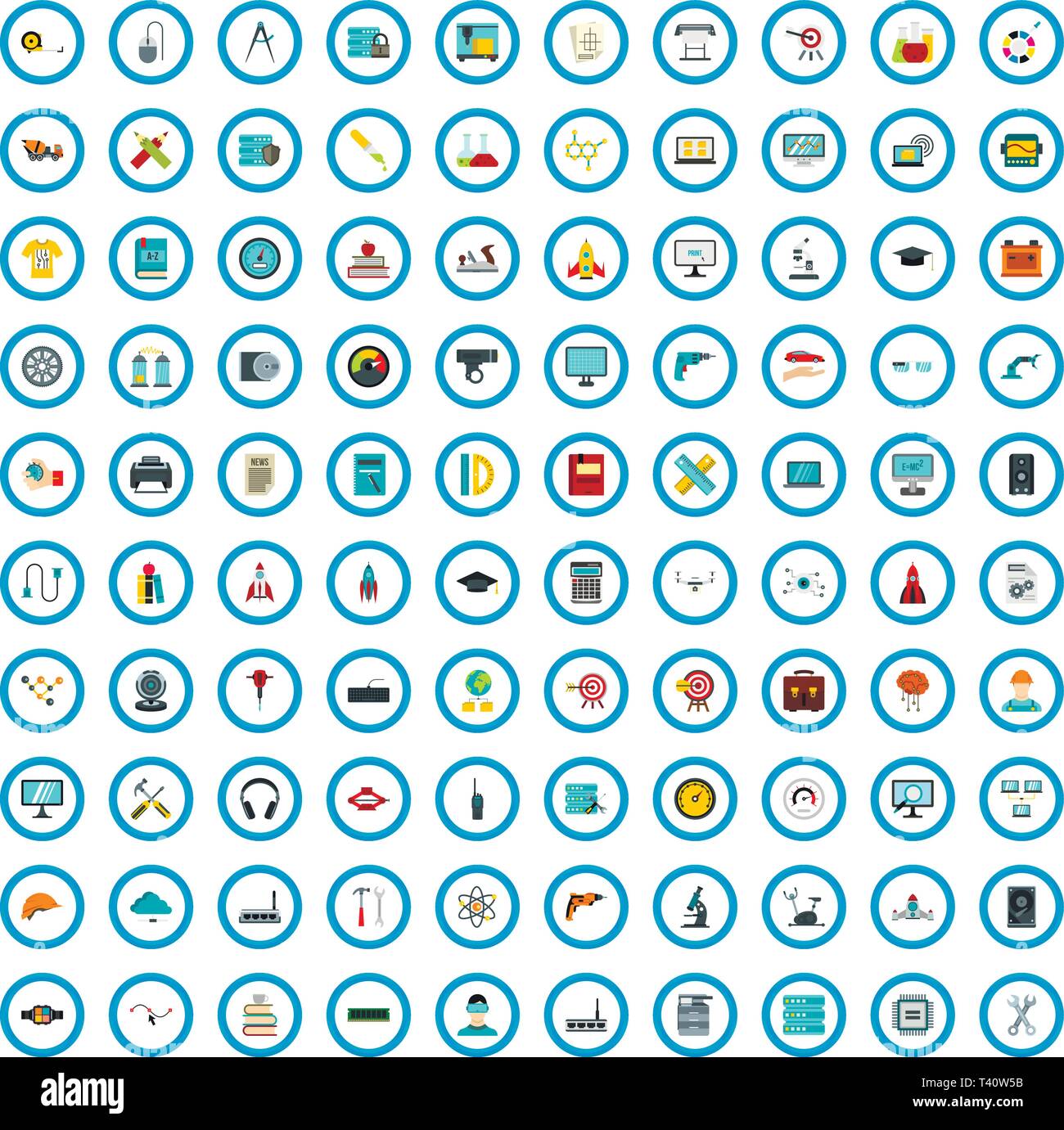 100 robotics engineering icons set, flat style Stock Vector Image & Art ... 100 robotics engineering icons set, flat style Stock Vector Image & Art ...