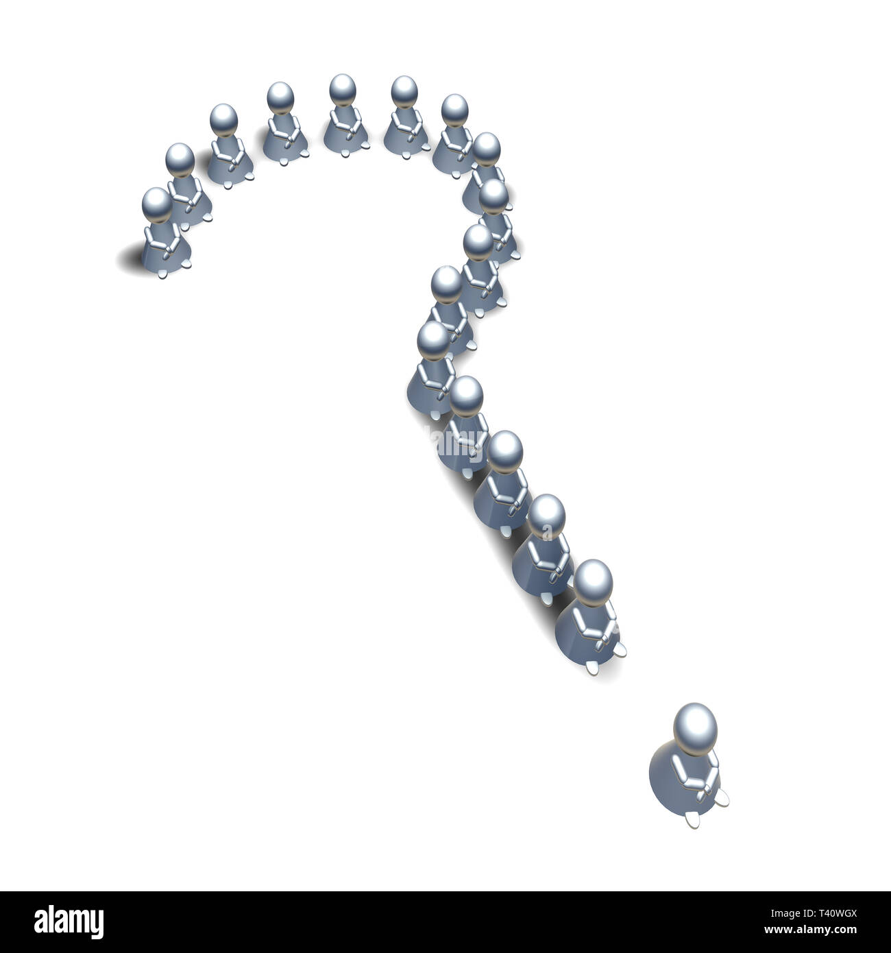 Question answer forum Cut Out Stock Images & Pictures - Alamy