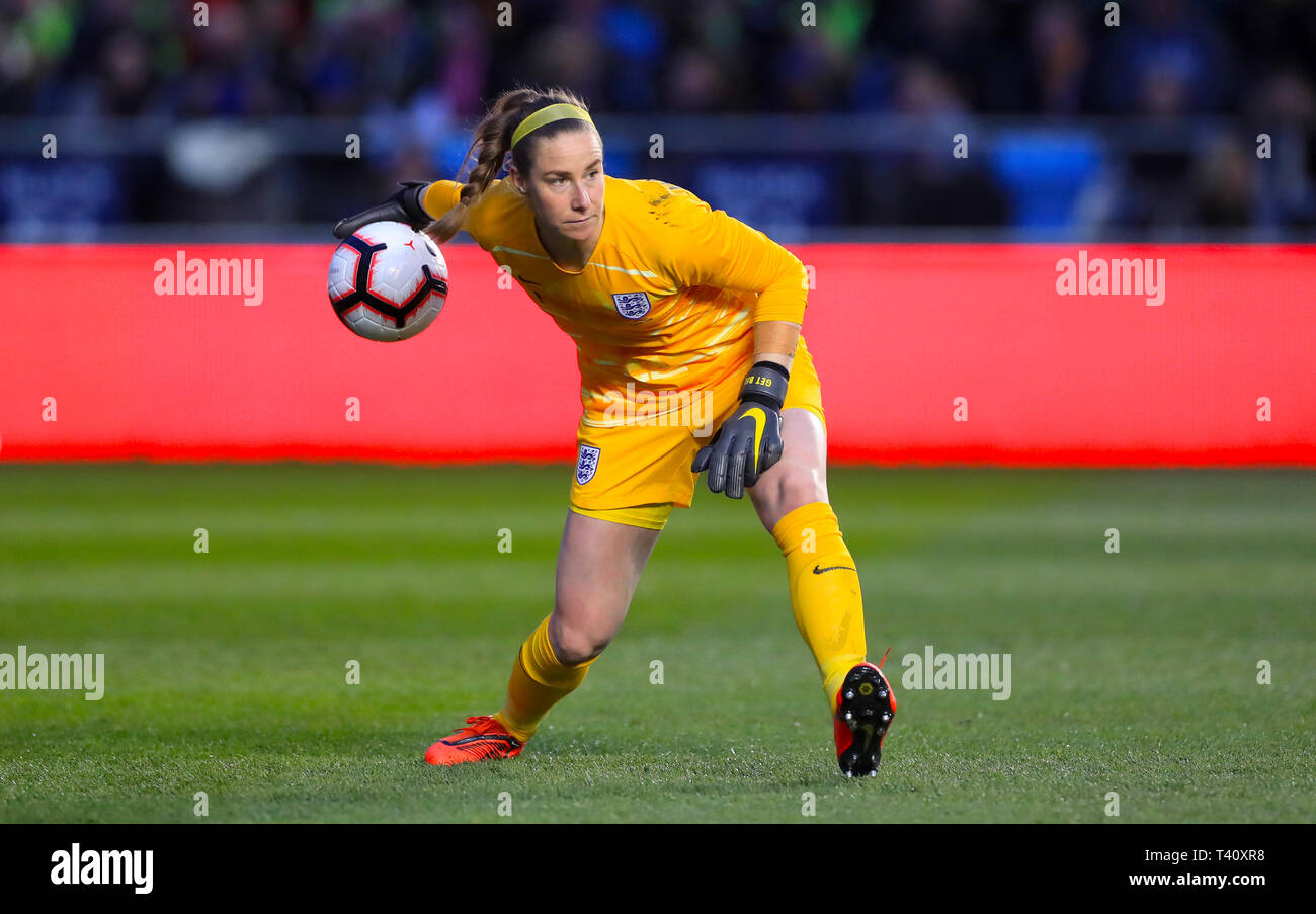 England goalkeeper Karen Bardsley Stock Photo - Alamy