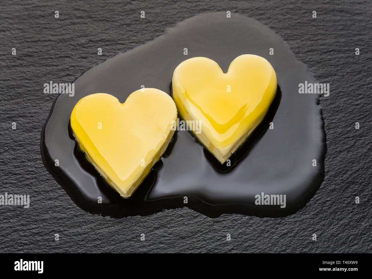 Melting heart hi-res stock photography and images - Alamy
