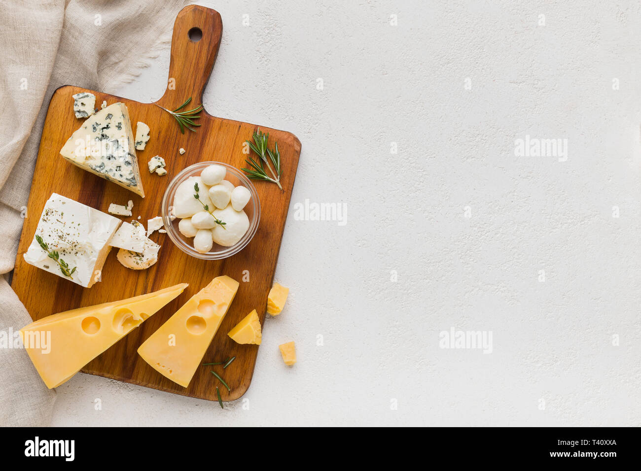 Cheese appetizer concept Stock Photo - Alamy