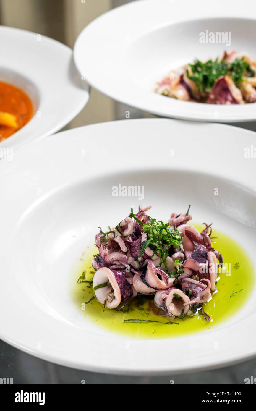 Lulas algarvia portuguese traditional Algarve fresh seafood marinated ...