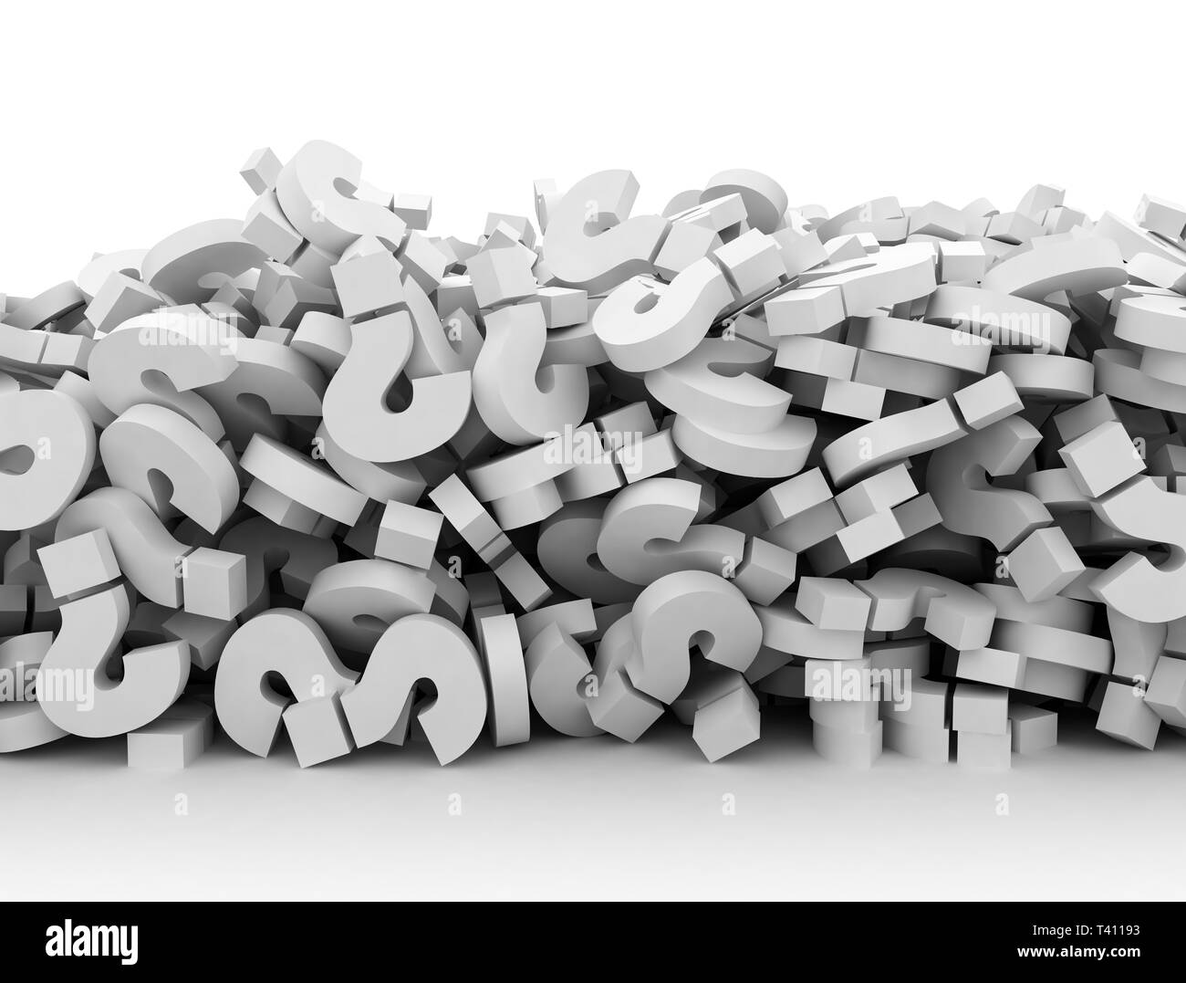 Pile of question marks hi-res stock photography and images - Alamy