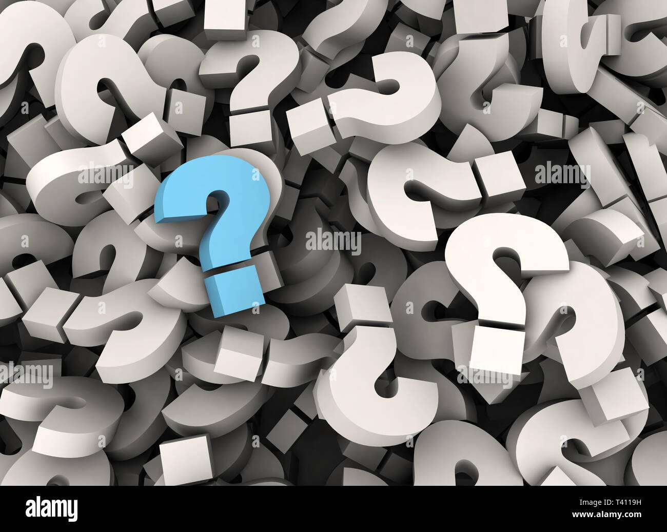 Question mark blue hi-res stock photography and images - Alamy