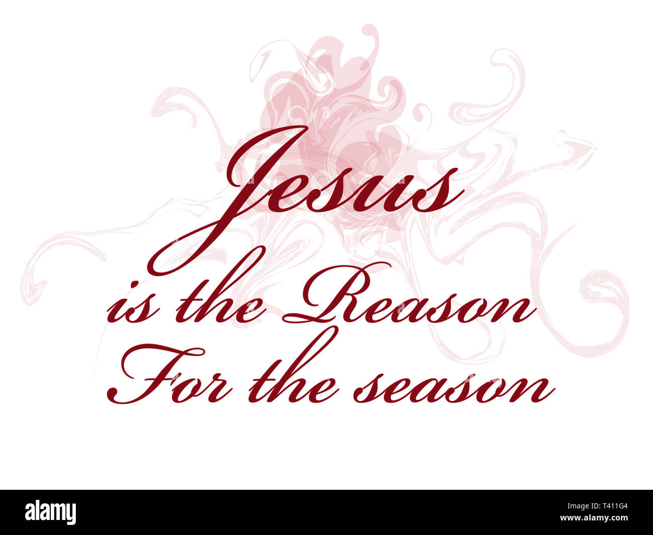 Jesus is the reason for the Season Text Stock Photo - Alamy