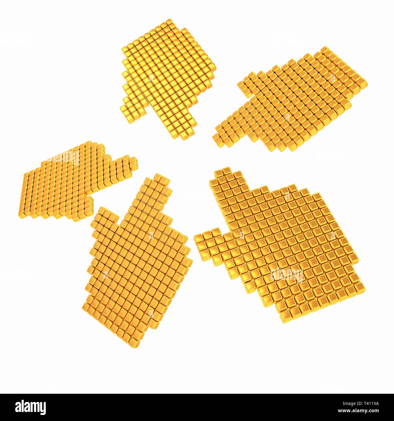 Link selection computer mouse cursor on white background Stock Photo ...