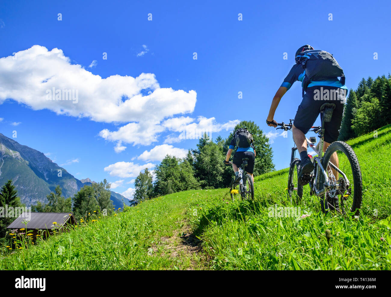 Bike on trail hi-res stock photography and images - Alamy