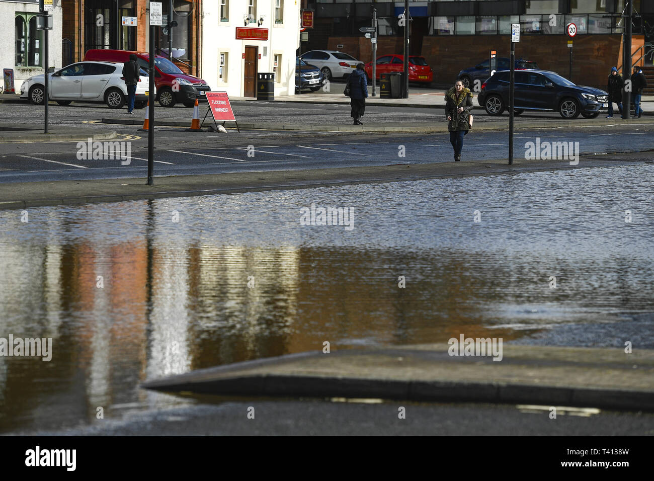 Heavy rain and winds a prelude to Storm Gareth cause Whitesands car ...