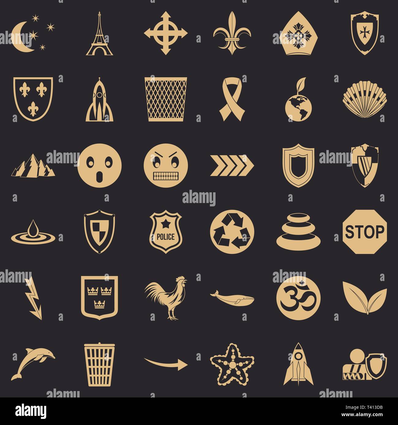 Shell amulet Stock Vector Images - Alamy