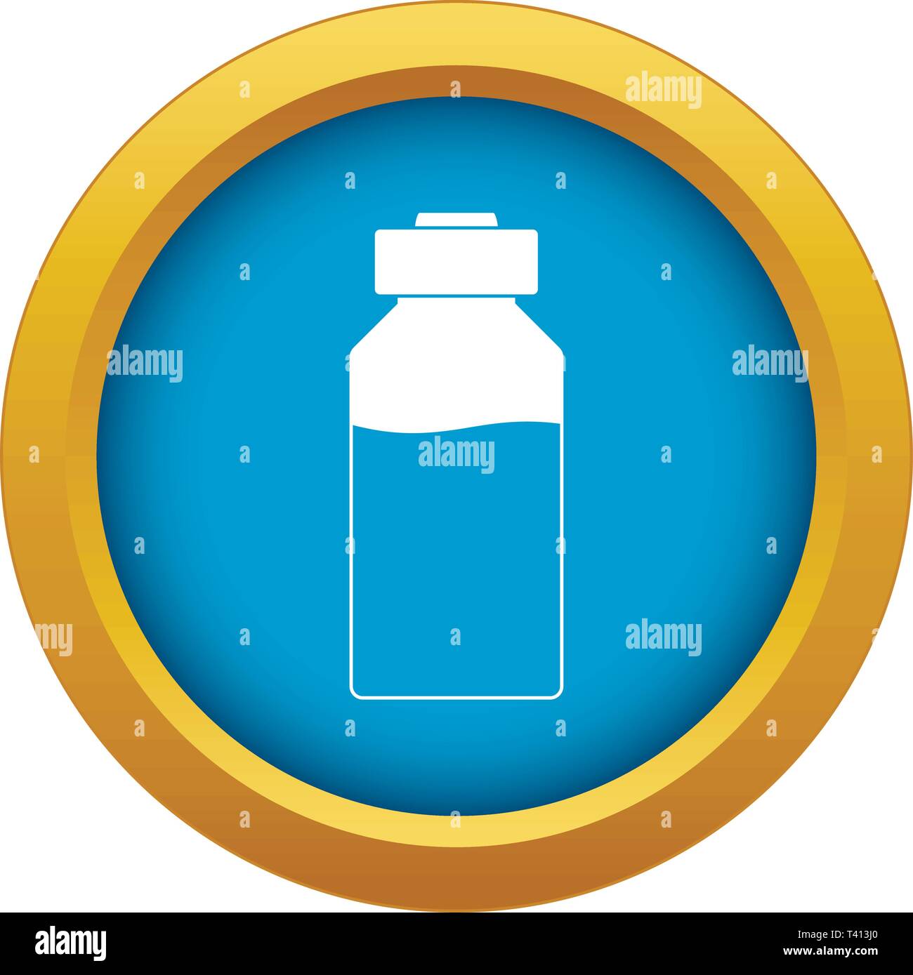 Medicine icon blue vector isolated Stock Vector Image & Art - Alamy