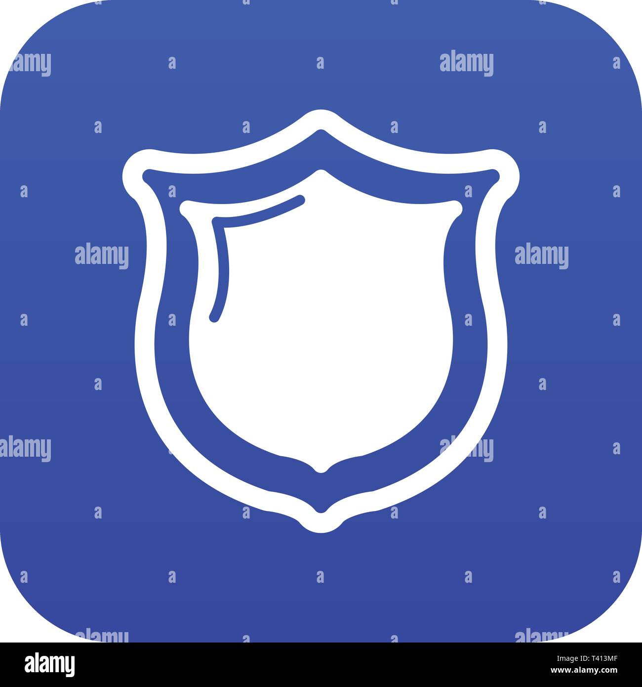 Museum shield icon blue vector Stock Vector Image & Art - Alamy