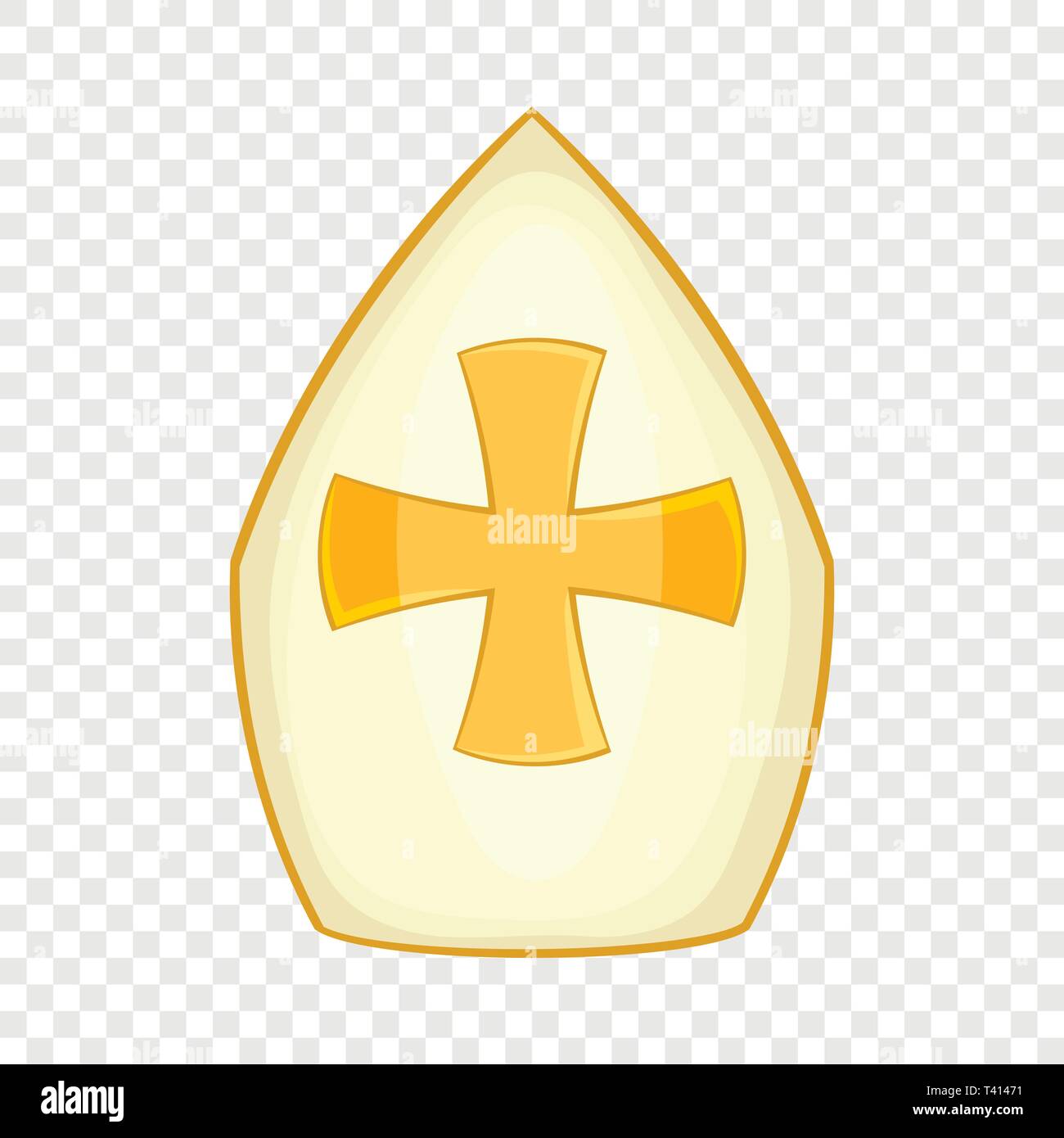 Pope hat icon, cartoon style Stock Vector Image & Art - Alamy