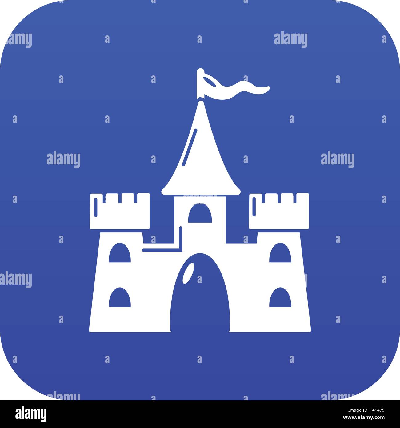 Historical city wall and stronghold Stock Vector Images - Alamy
