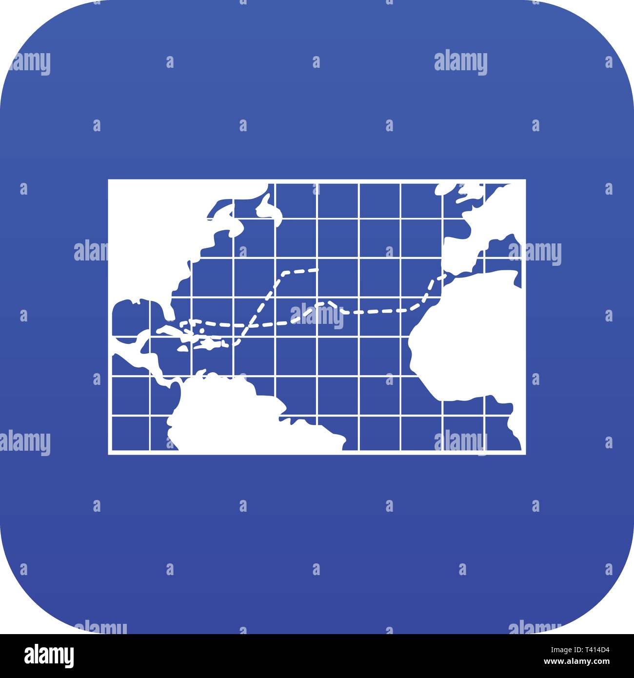 Map of columbus trips hi-res stock photography and images - Alamy