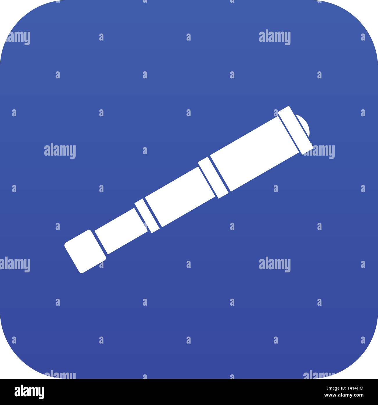 Spyglass icon digital blue Stock Vector Image & Art - Alamy