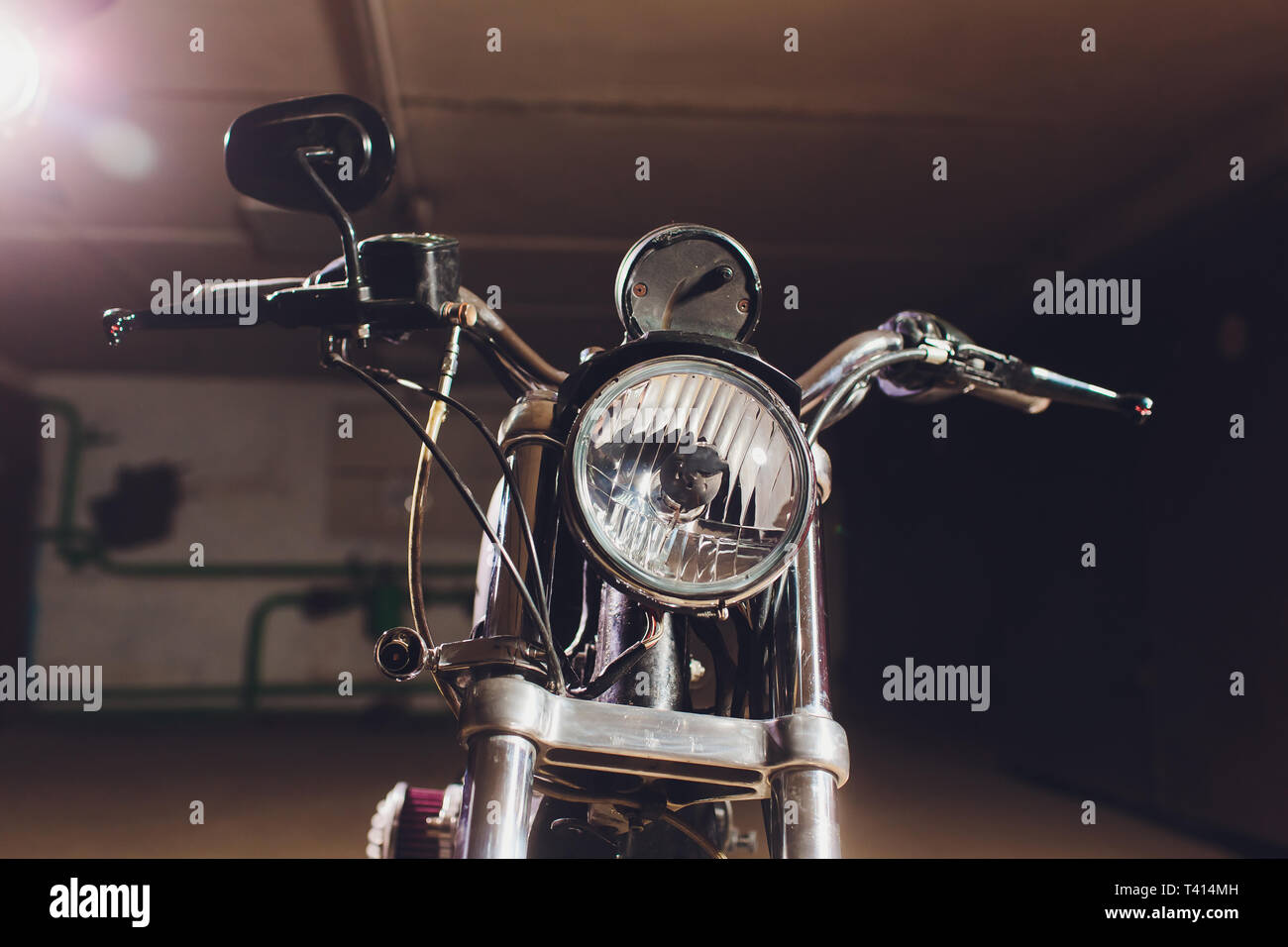 Modern Motorcycle Garage