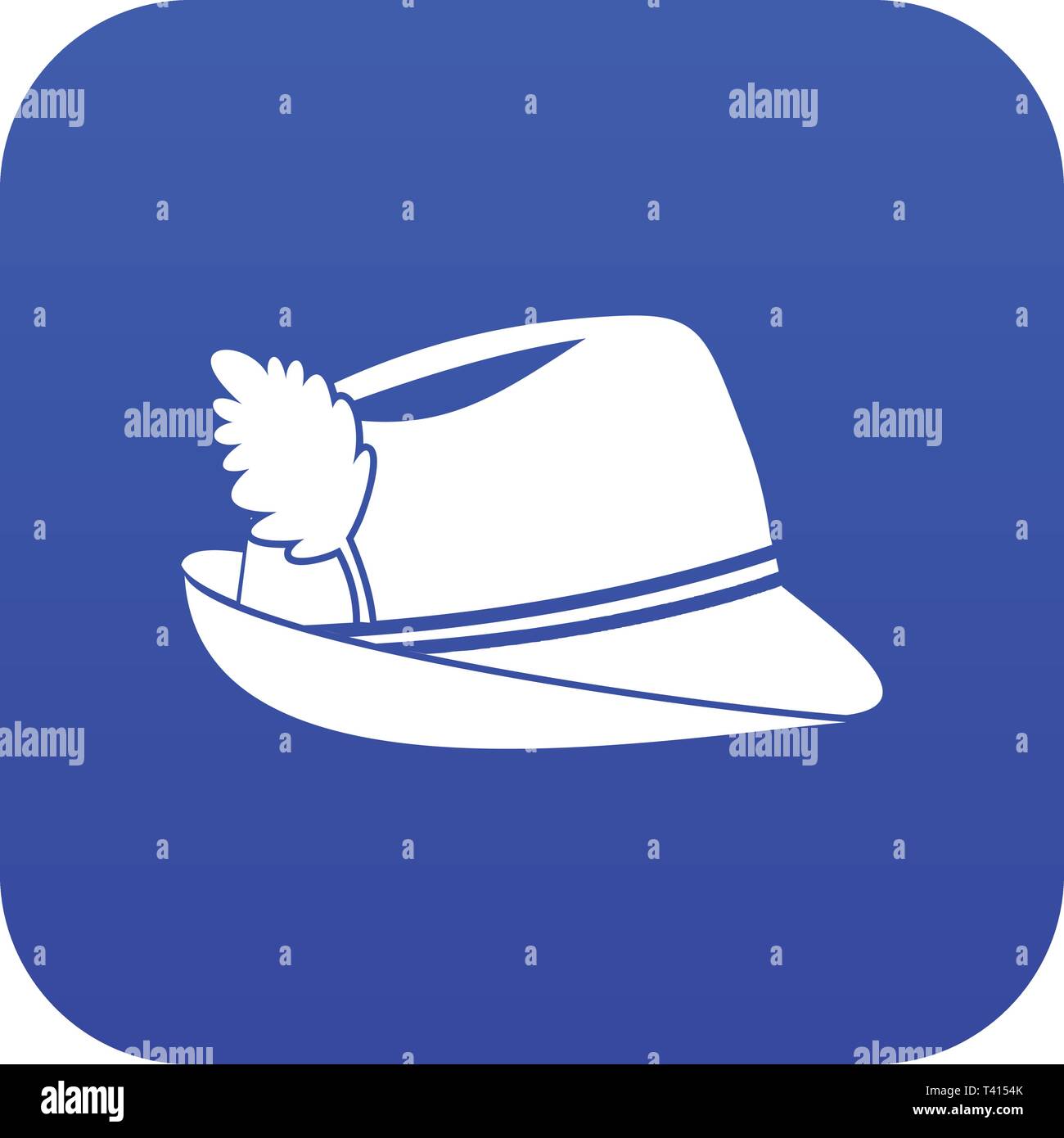 Irish hat icon digital blue Stock Vector Image & Art - Alamy