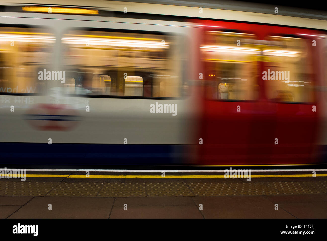 London Tube Underground travel April 2019 Stock Photo - Alamy