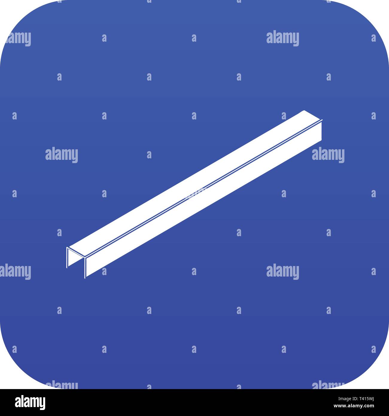 Steal beam icon blue vector Stock Vector Image & Art - Alamy