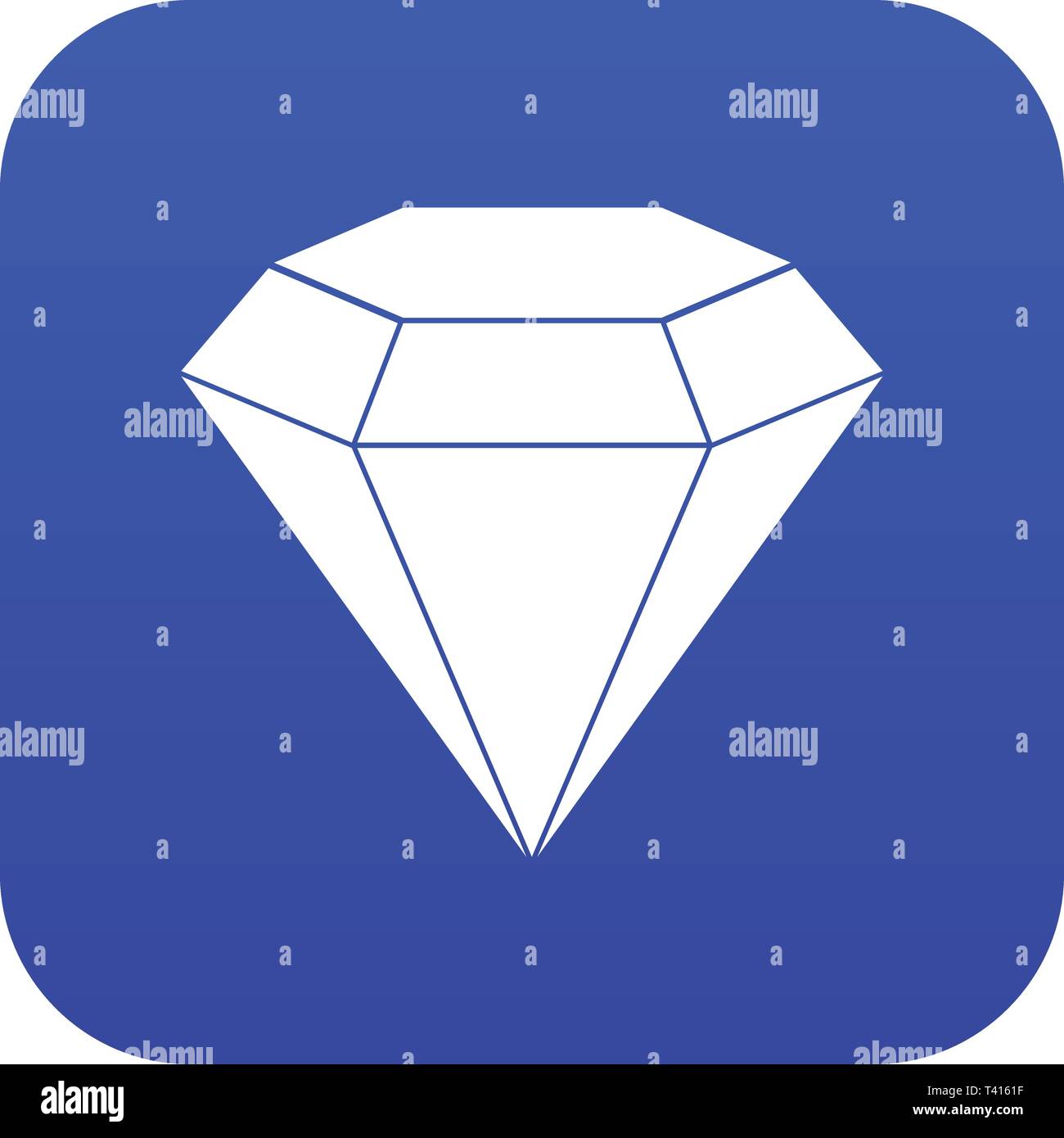 Brilliant gemstone icon digital blue Stock Vector Image & Art - Alamy