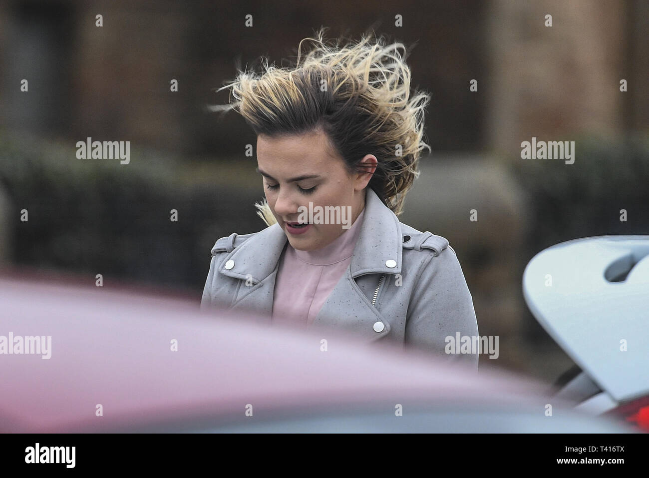 Scottish town Troon see's Storm Gareth as very high winds cause waves ...
