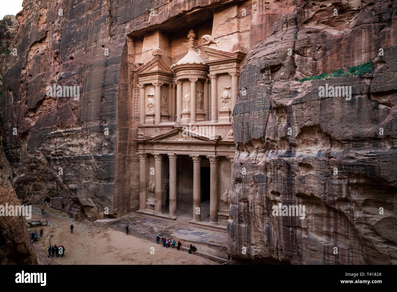 The Treasury, Petra, Jordan Stock Photo - Alamy
