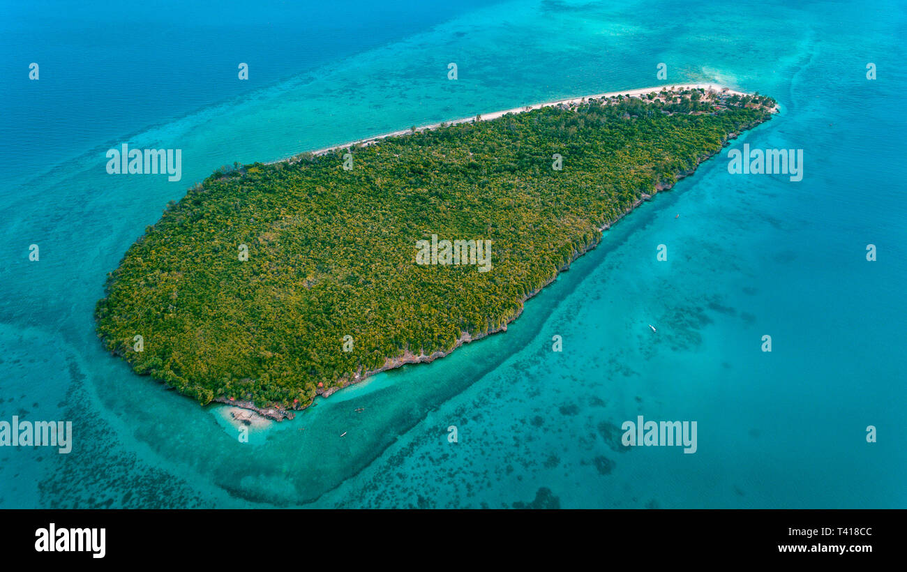 aerial view of the bawe island, Zanzibar Stock Photo - Alamy
