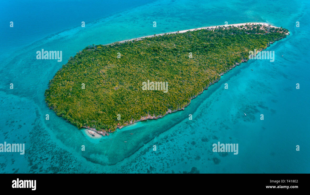 aerial view of the bawe island, Zanzibar Stock Photo - Alamy