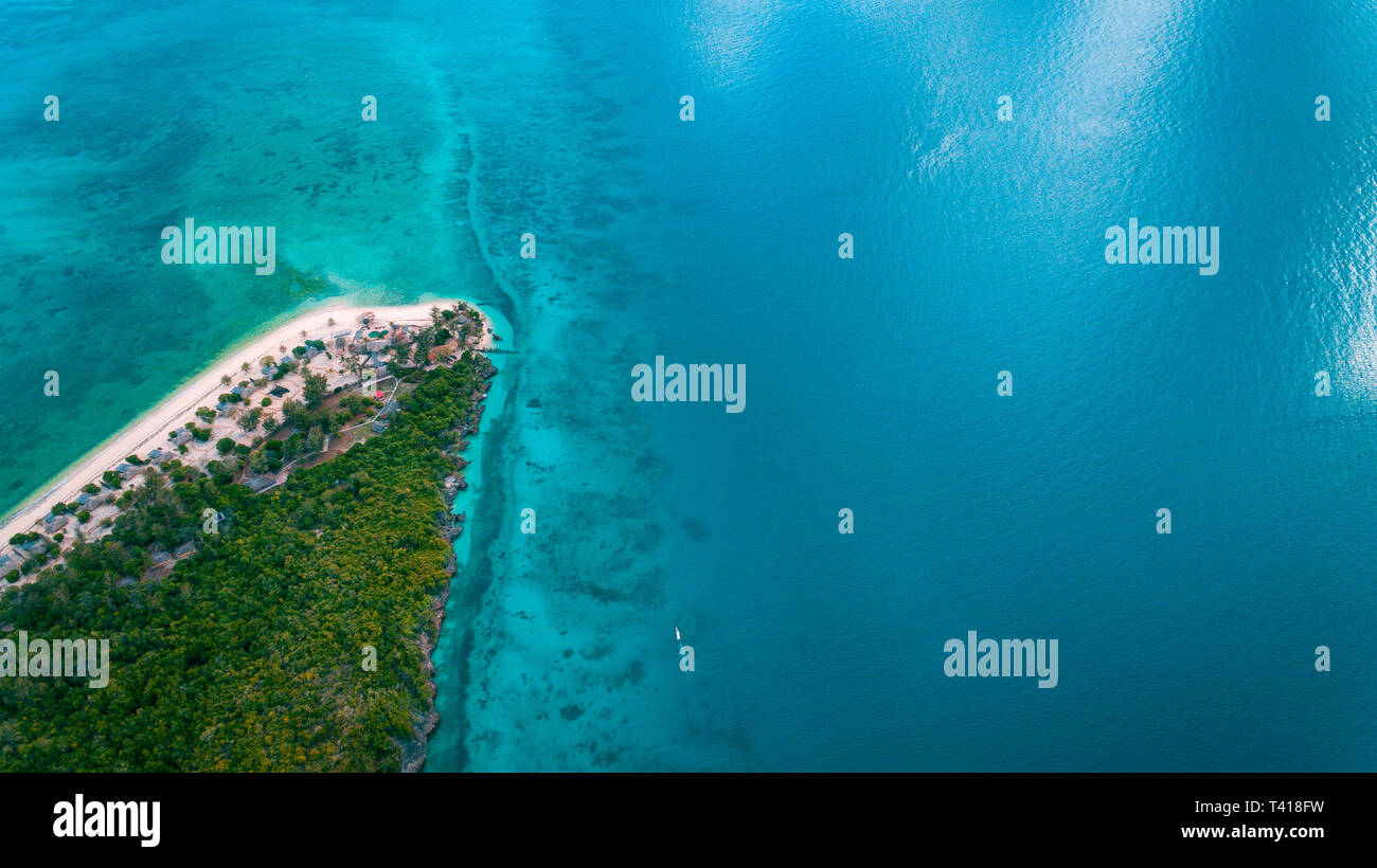 aerial view of the bawe island, Zanzibar Stock Photo - Alamy