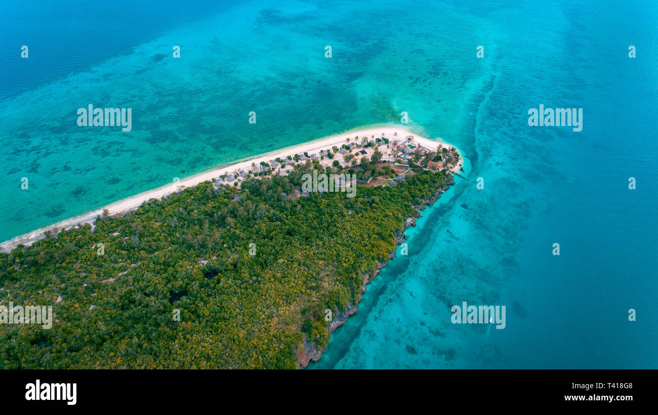 aerial view of the bawe island, Zanzibar Stock Photo - Alamy