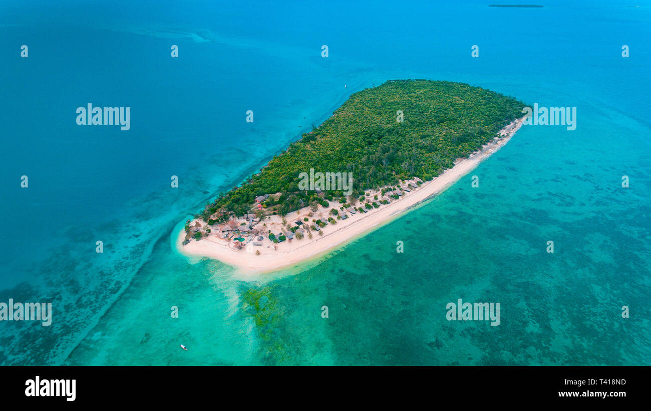aerial view of the bawe island, Zanzibar Stock Photo - Alamy