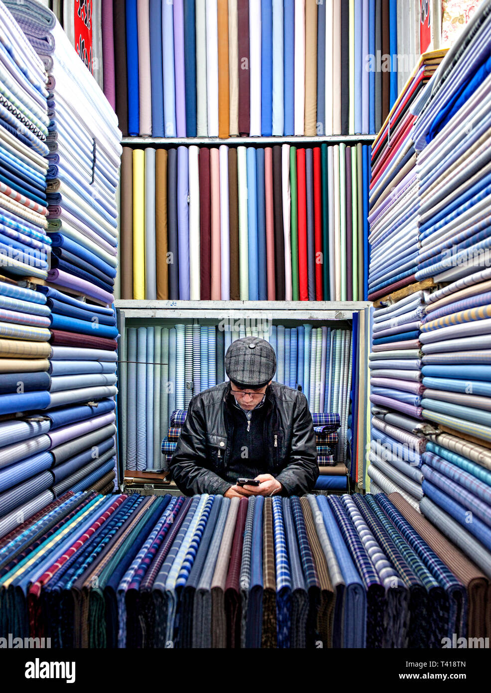 Textile phone hi-res stock photography and images - Alamy