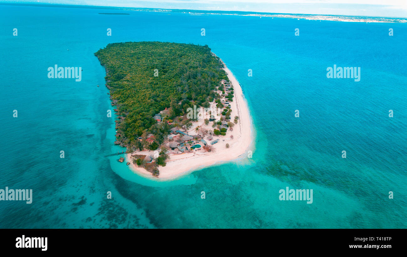 aerial view of the bawe island, Zanzibar Stock Photo - Alamy