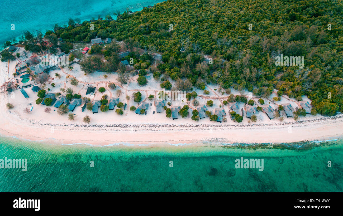 aerial view of the bawe island, Zanzibar Stock Photo - Alamy