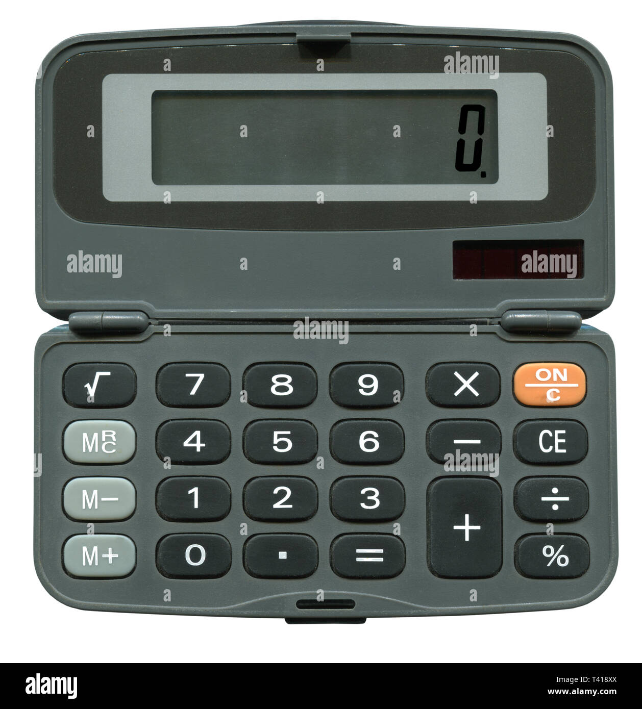Old electronic calculator Cut Out Stock Images & Pictures - Alamy