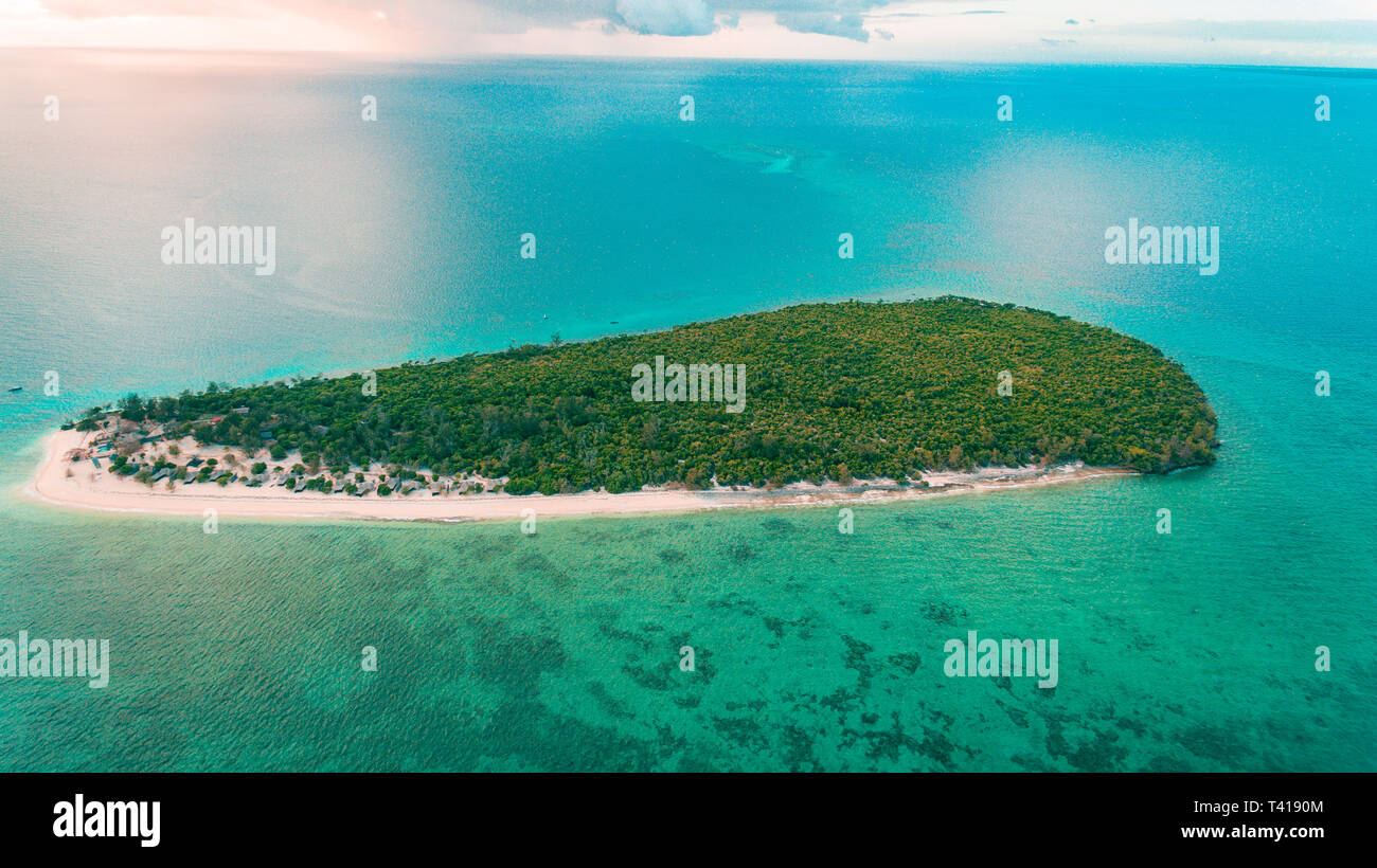 aerial view of the bawe island, Zanzibar Stock Photo - Alamy