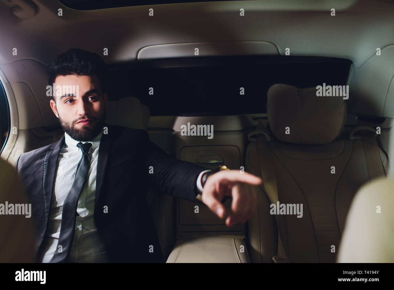 Car driving towards camera hi-res stock photography and images - Alamy