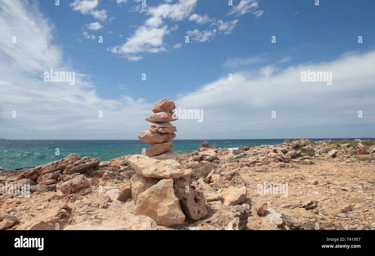 Rock cairn beach hi-res stock photography and images - Alamy